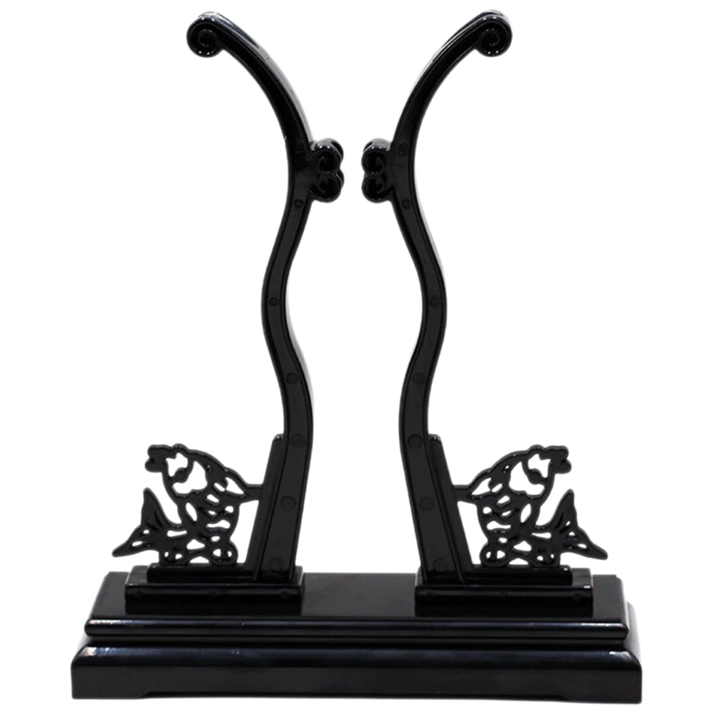 landege Folding Fan Stand Chinese Style Folding Fan Circle Fans ...