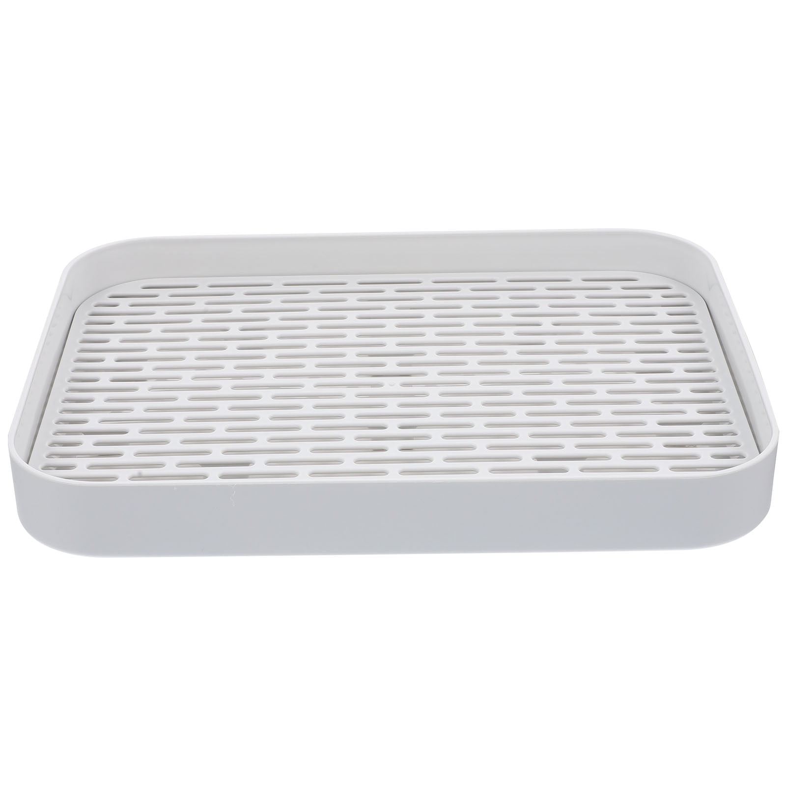 landege Kitchen Draining Tray Slotted Drain Board Drainable Toiletries ...