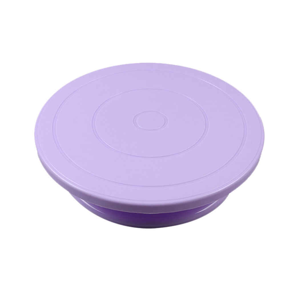 landege Plastic Rotating Cake Turntable Creative Revolving Cake Making ...