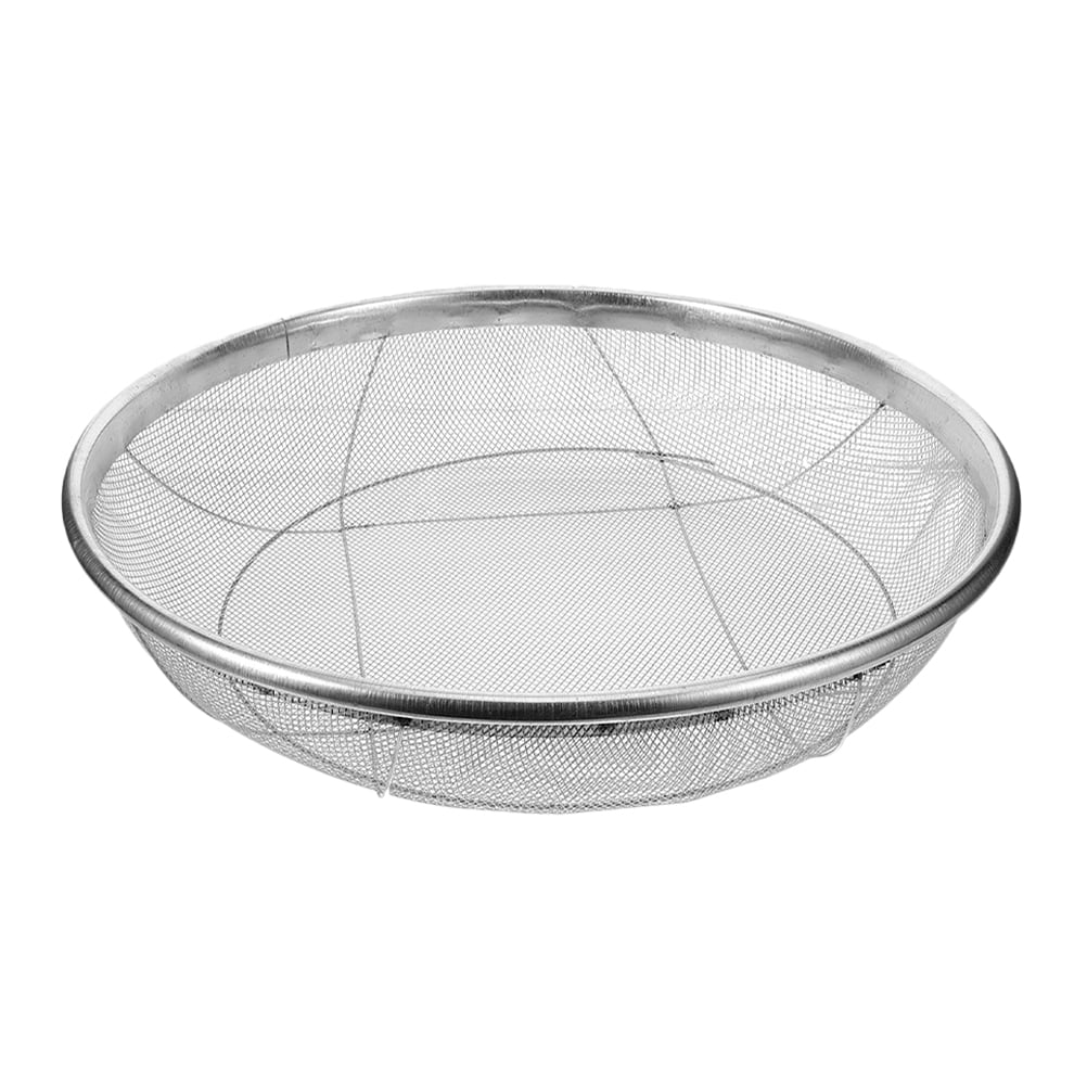 OFFIGAM Sieve for Filtering Sand and Soil Silver 1 Set 42cm Diameter ...