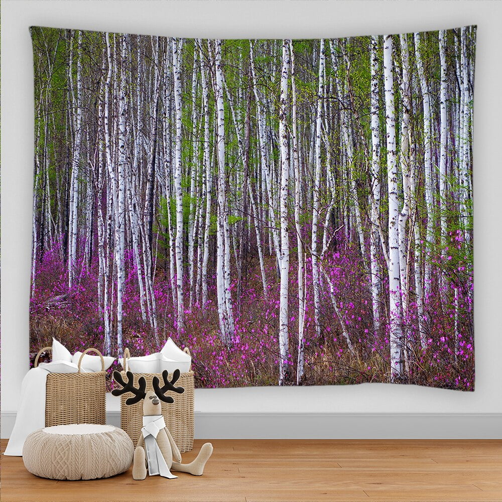 landscape Natural Forest Printed Large Wall Tapestry Hippie Wall ...