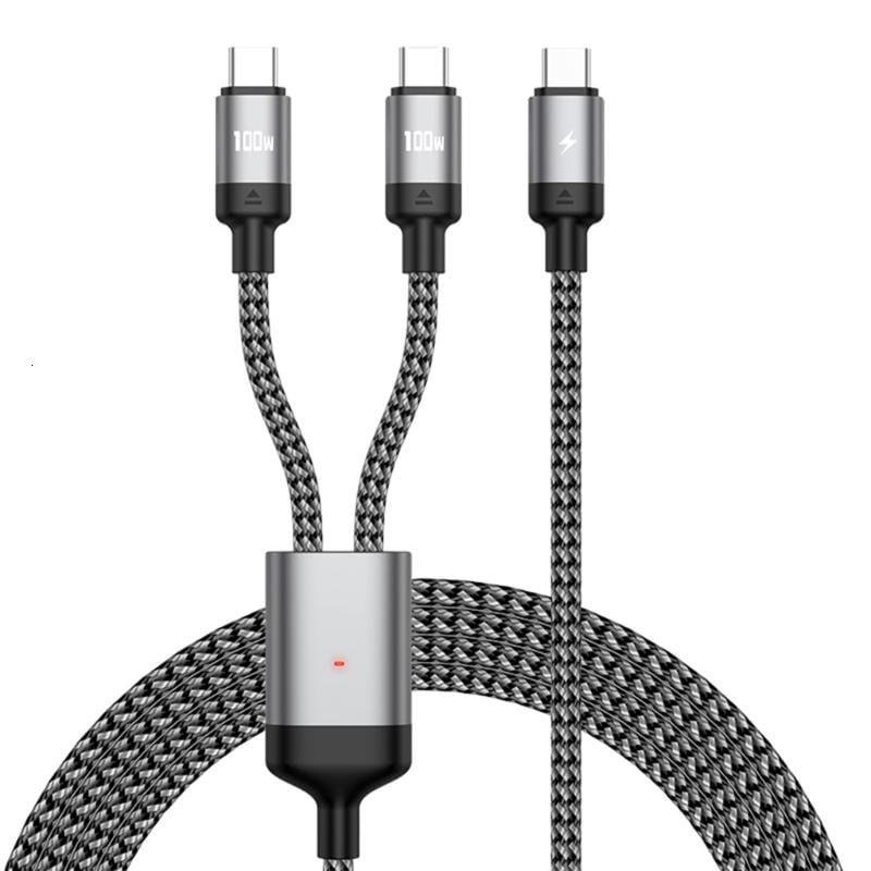 lanema 1 to 2 USB C Splitter Cable PD100W Fast Charging and Data ...