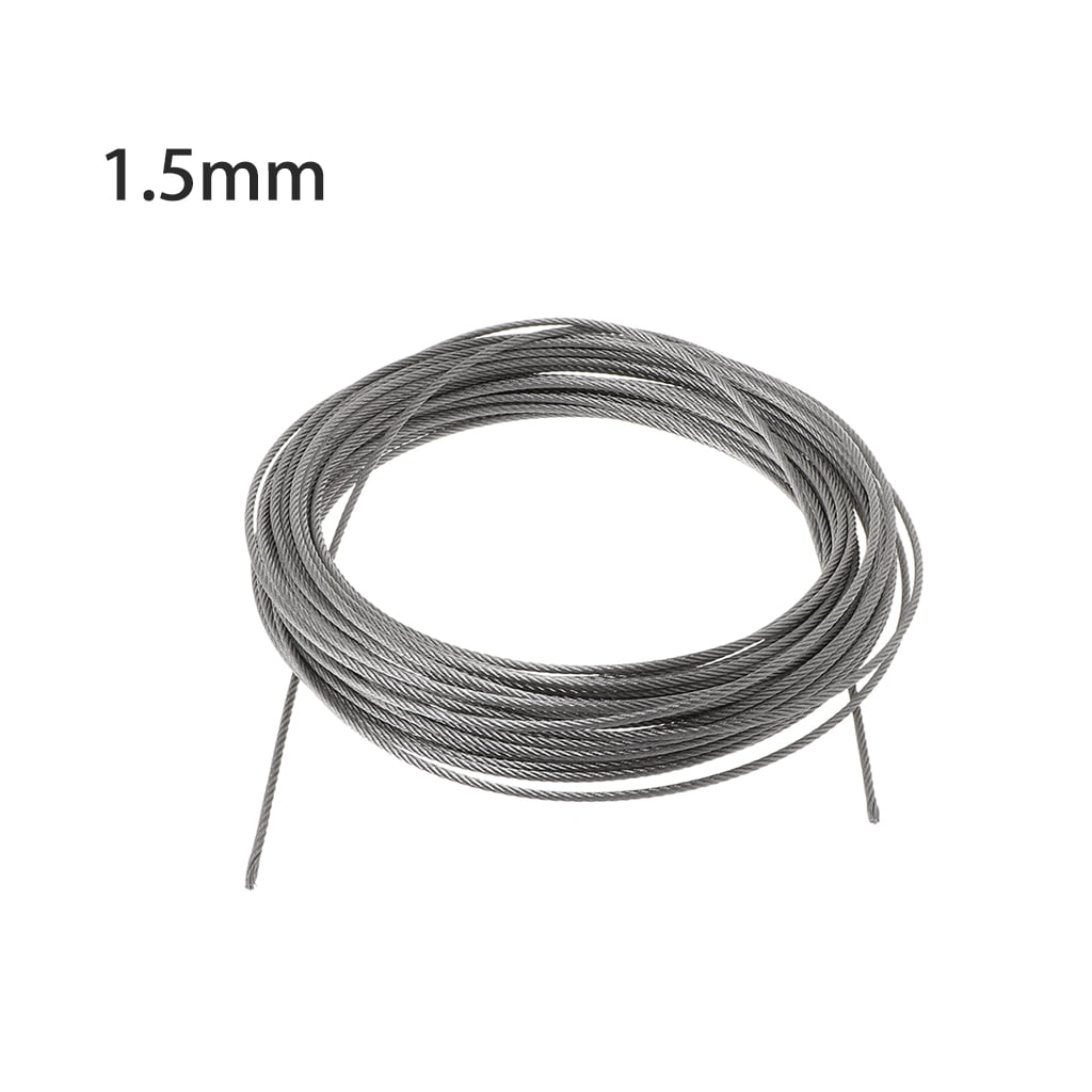 lanema 10 Meters Soft Steel Wire Rope for Outdoor Gardening Tools Deck ...