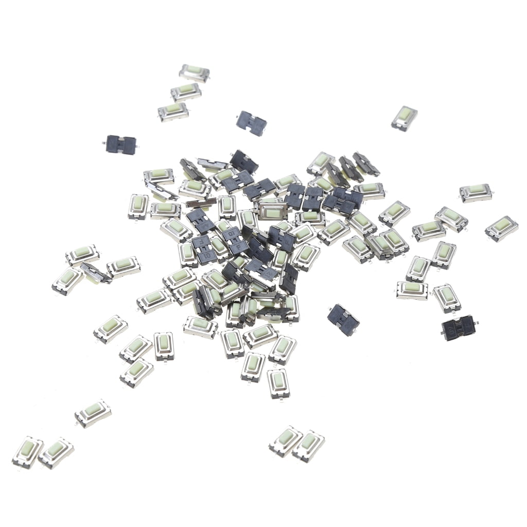 lanema 100 Pcs 3x6x2.5mm Momentary Tact SMD SMT Push Button Micro ...