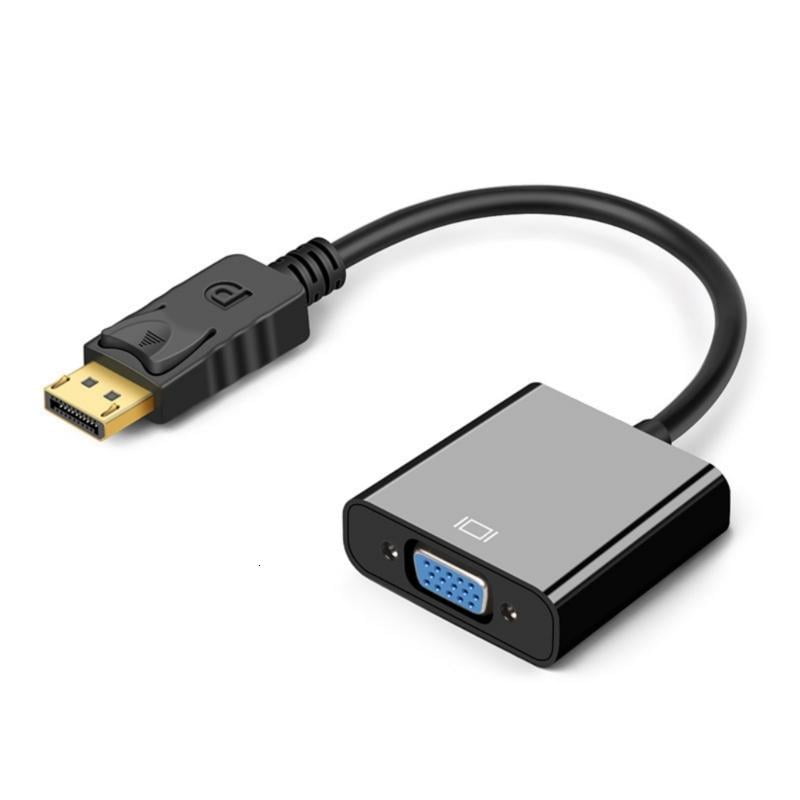 lanema 1080P DisplayPort to VGA Adapter Gold Plate Plugs for Seamlessly ...