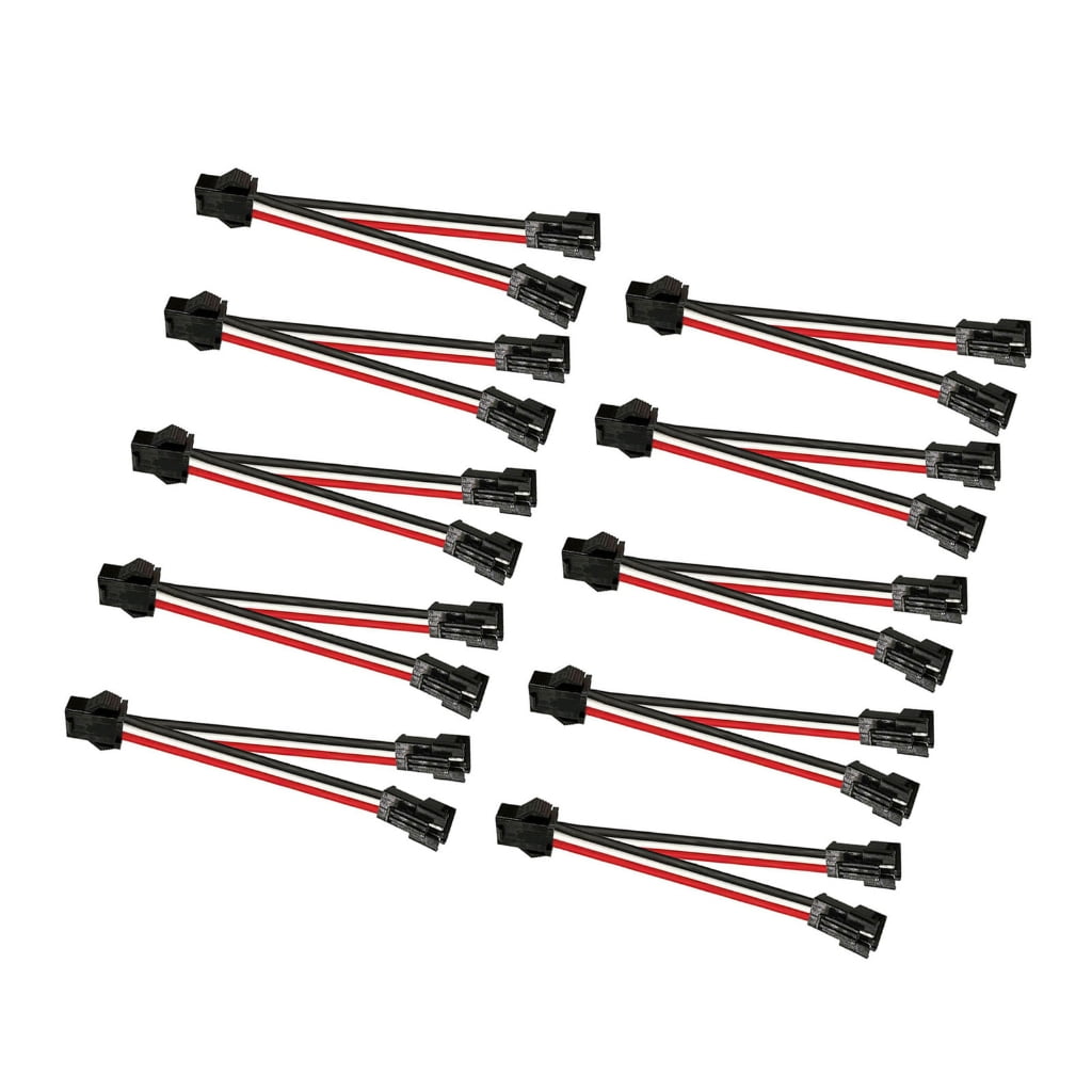 lanema 10Pcs Male to Female Quick Wire Connector Adapter Terminal ...