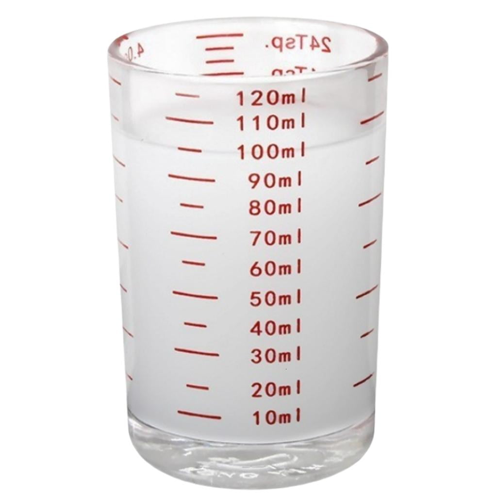 lanema 120ml Shot Glass Measuring Jigger Unique Kitchen Essential 120ml ...