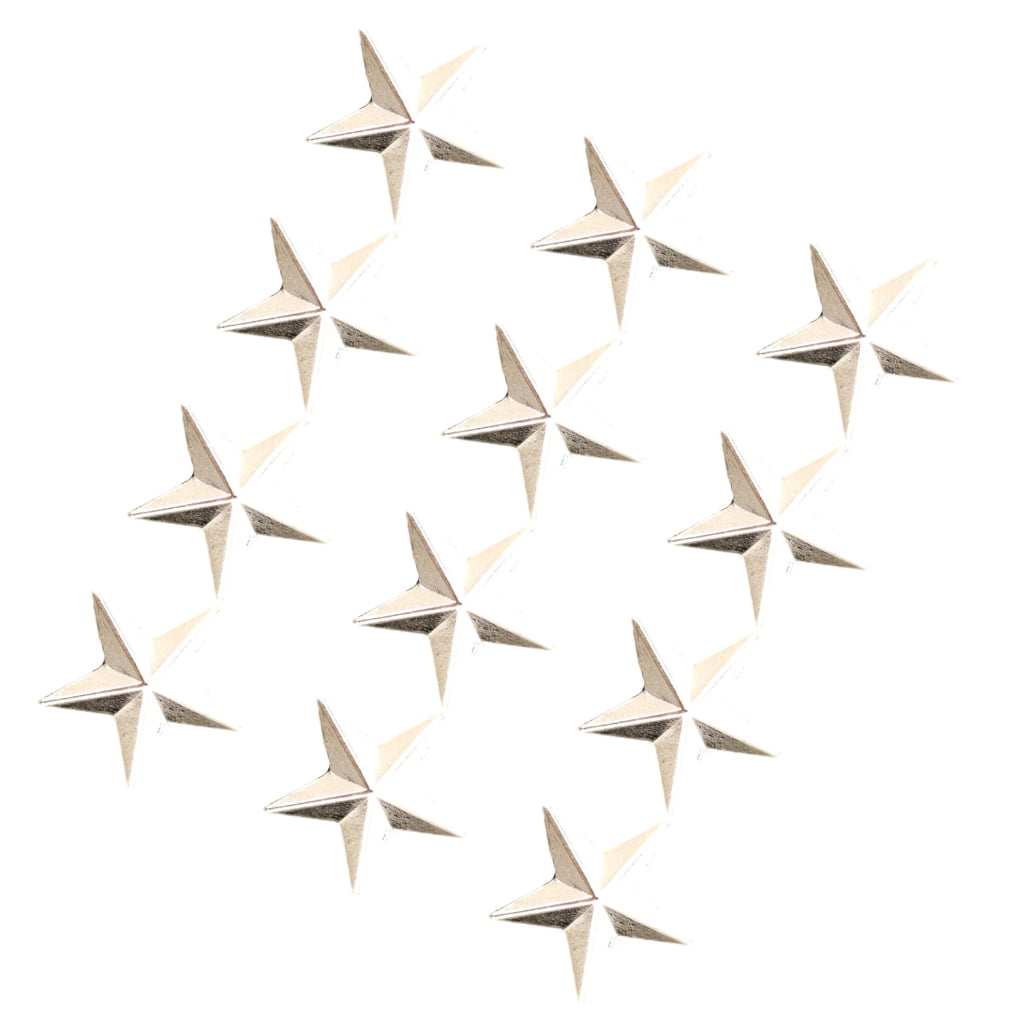 lanema 12lots Alloys Star Lapel Pin New Metal Five-pointed Star Badge ...