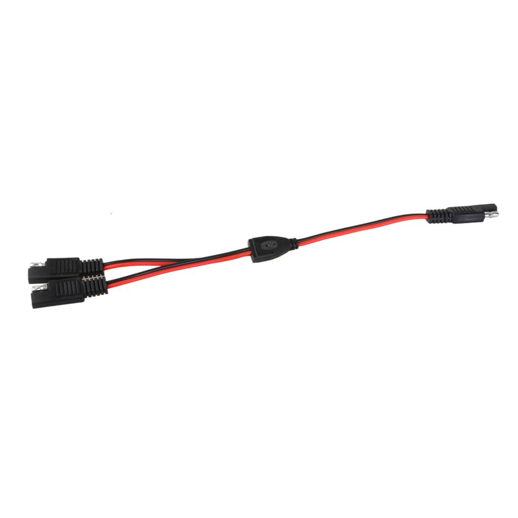 lanema 18AWG SAE Y Splitter 1 to 2 SAE Connectors SAE Power Automotive ...