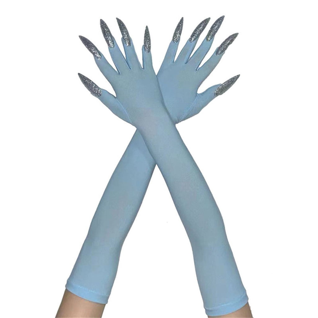 lanema 1pair Devil Scary Long Mittens Spirit Corpse Hands Gloves Hand ...