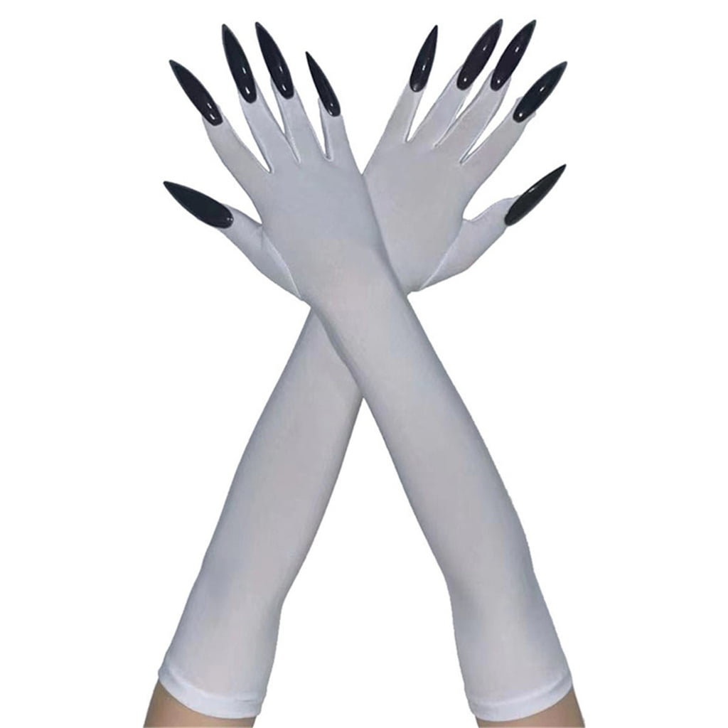 lanema 1pair Devil Scary Long Mittens Spirit Corpse Hands Gloves Hand ...