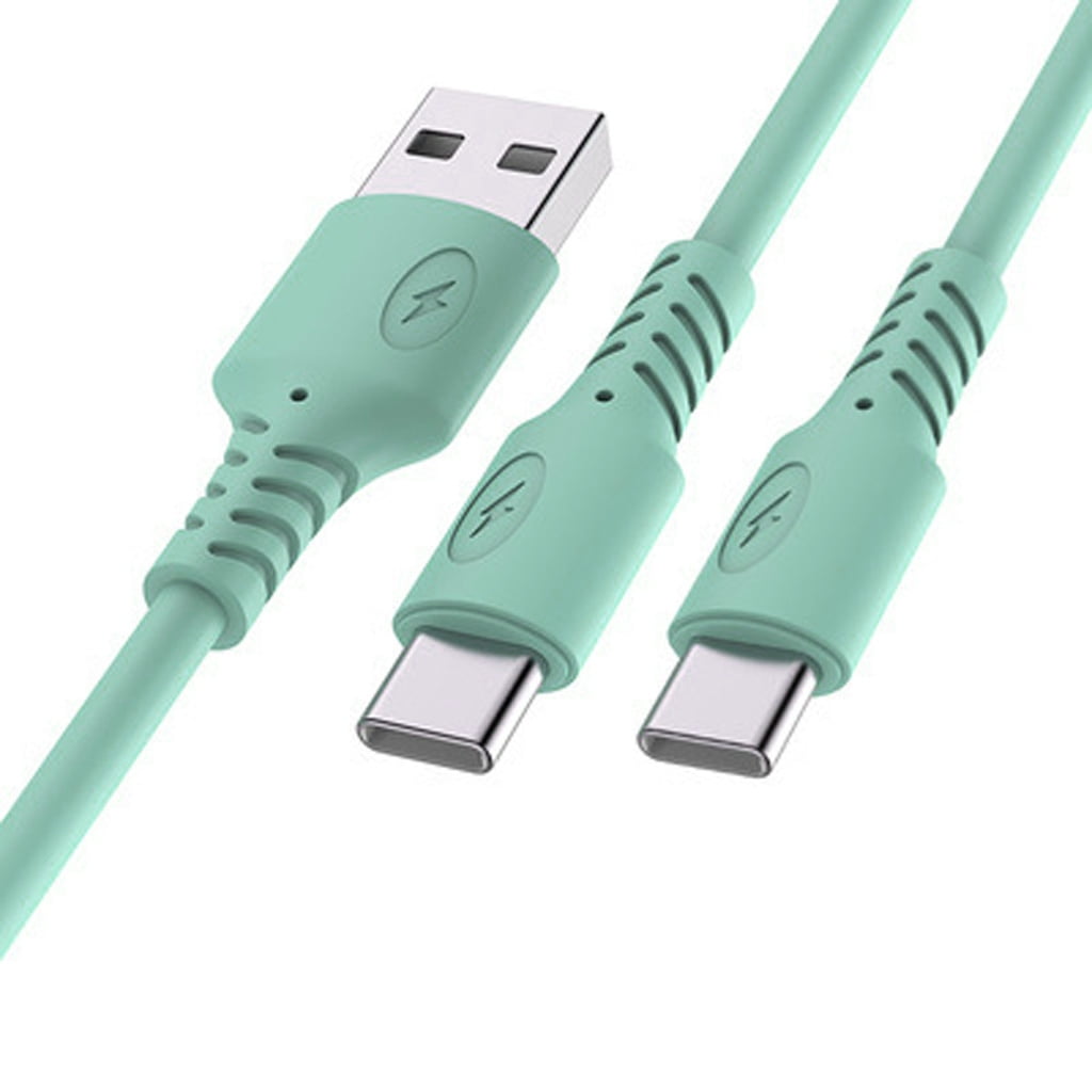 lanema 2 In 1 USB Cable Liquid Silicone Charge Cable Mobile Phone ...