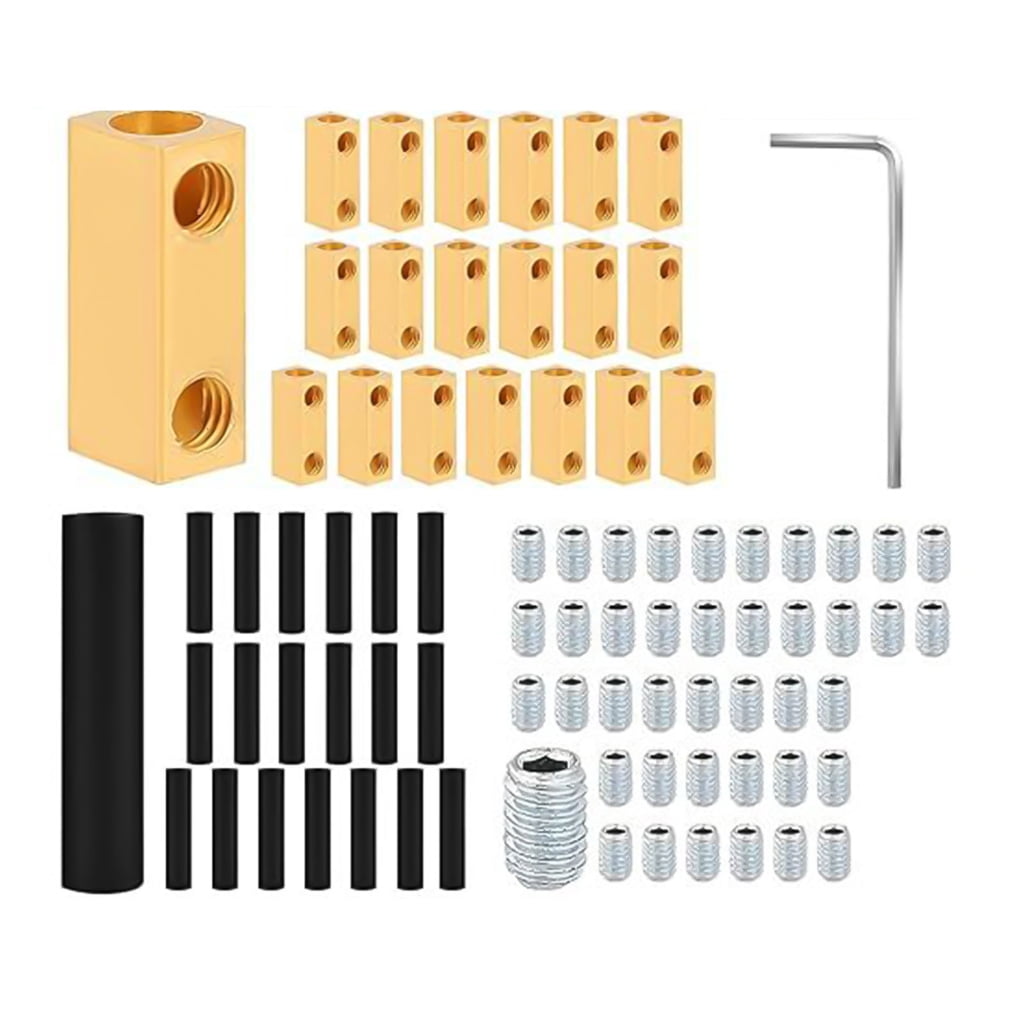 lanema 20Pcs Quick Wiring Connection Terminals with Shrink Tube 8 Gauge ...