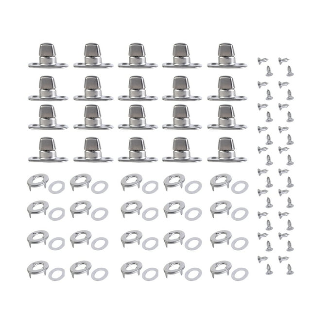 lanema 20Pieces Multipurpose Twist Lock Fasteners and Mounting Screws ...