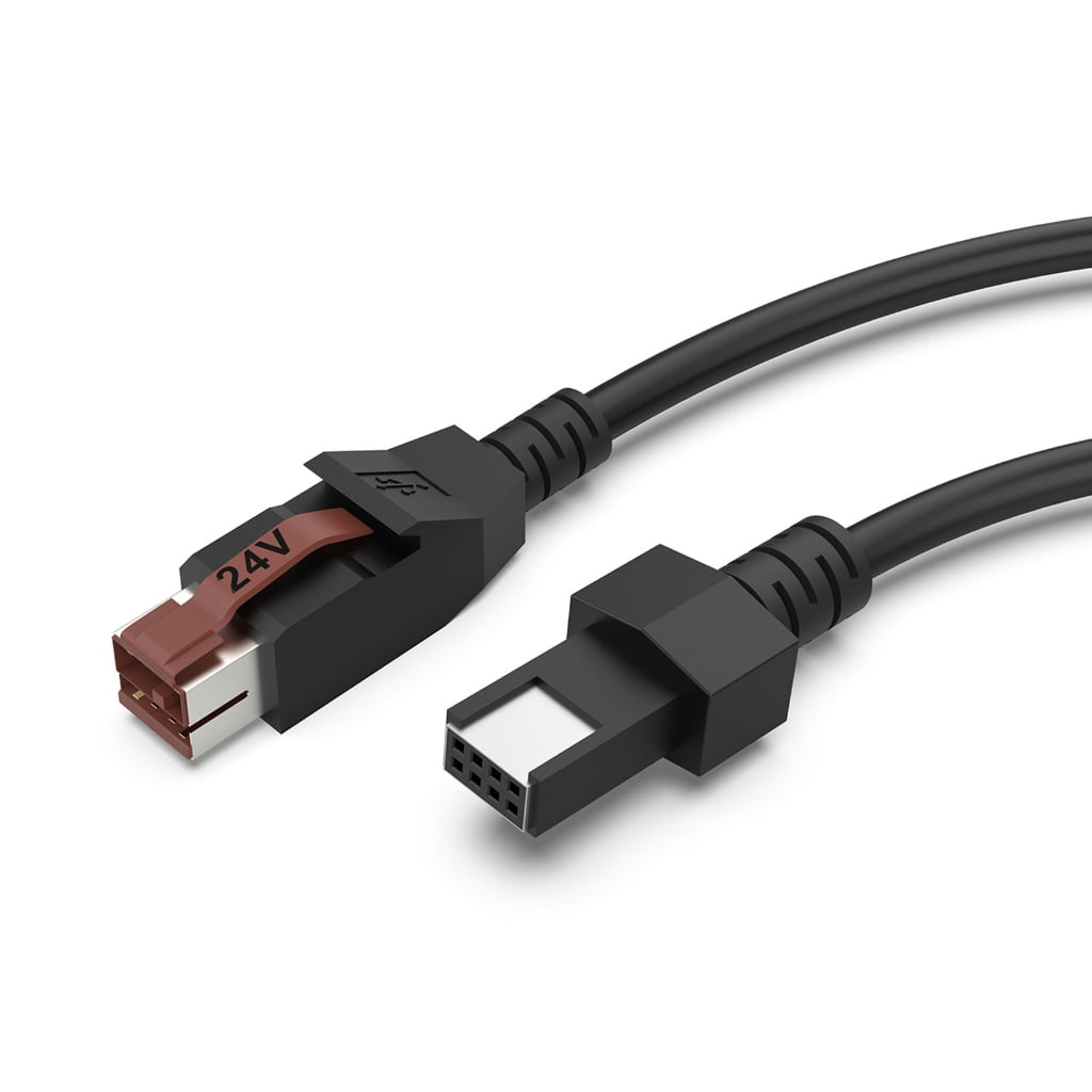lanema 24V Powered USB Male Connector Power Data Line Cable For Printer ...