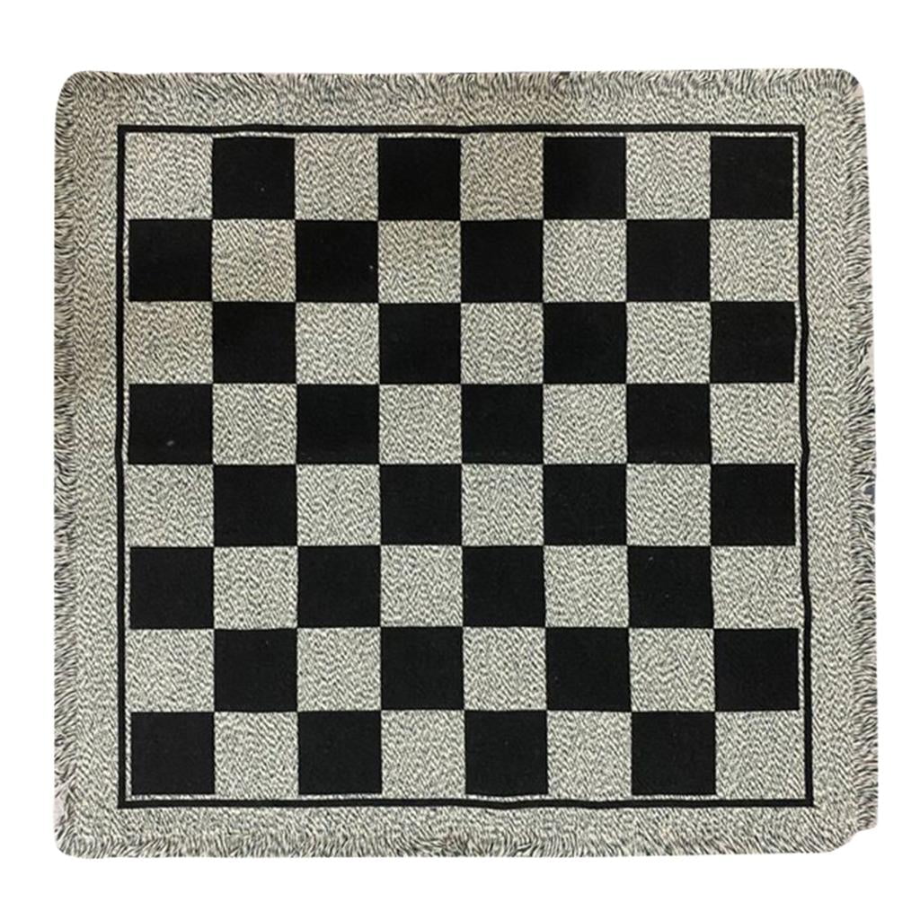 lanema Home Jumbos Checkers 3 in 1 Giant Checkers Set Game Rug Board ...
