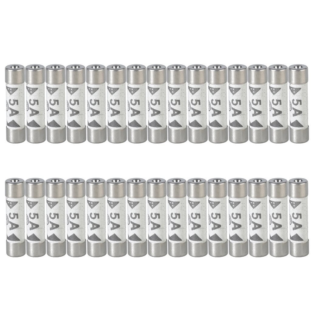 lanema 30Pcs 5A Electrical Fuses Replacement 6x25mm Ceramic Fuses Tube ...