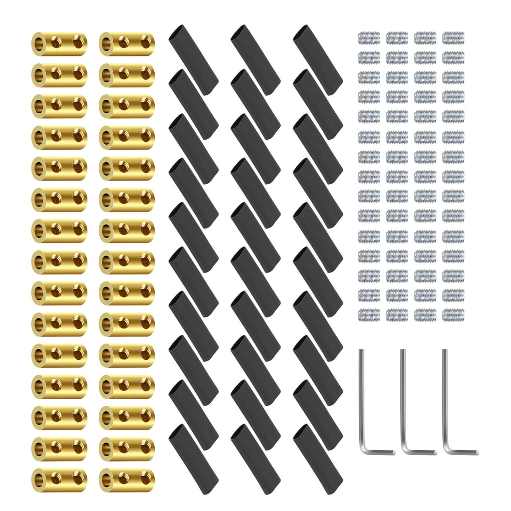 lanema 30pcs 10 AWG Brass Wire Connectors Set Quick Splices Terminals ...