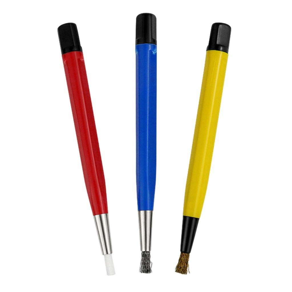 lanema 3Pcs Fiberglass Scratch Brush Pen Jewelry Watch Coin Cleaning ...