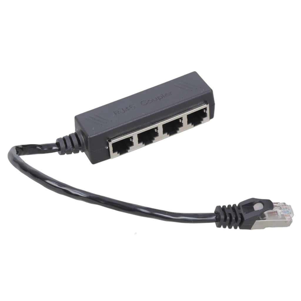 lanema 4 Port Ethernet Networking Cable Splitter Adapter 4 Port ...