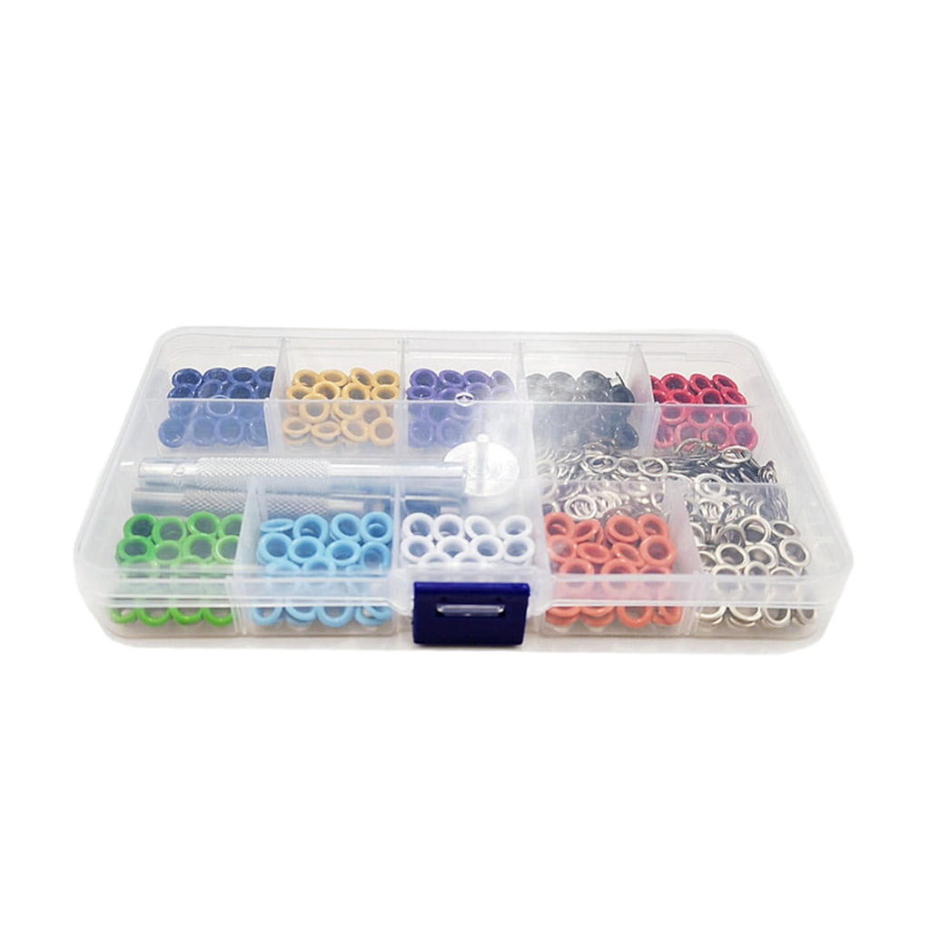 lanema 400Pcs 5mm Grommet Eyelets Kits with Setting Punch Tool, 10 ...