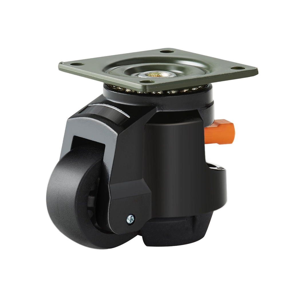 lanema 4Pcs Leveling Casters Wheel Heavy Duty Caster Plate Mounted ...