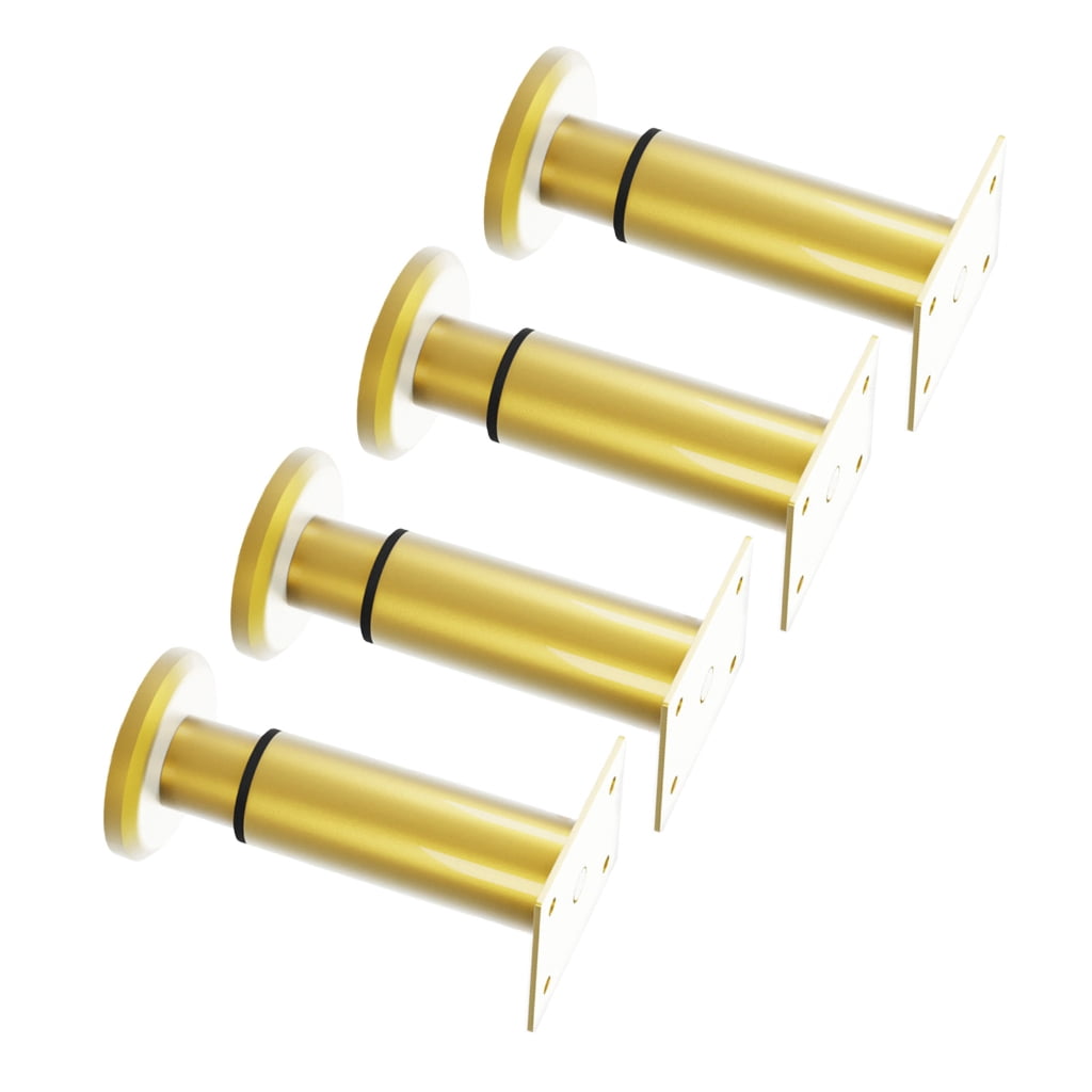 lanema 4pcs Elegant Golden Furniture Feet Adjustable Cabinet & Sofa Leg ...
