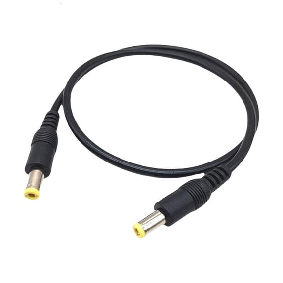 lanema 5.5x2.5mm to 5.5x2.5mm Power Cable Male to Male Connector Cord ...