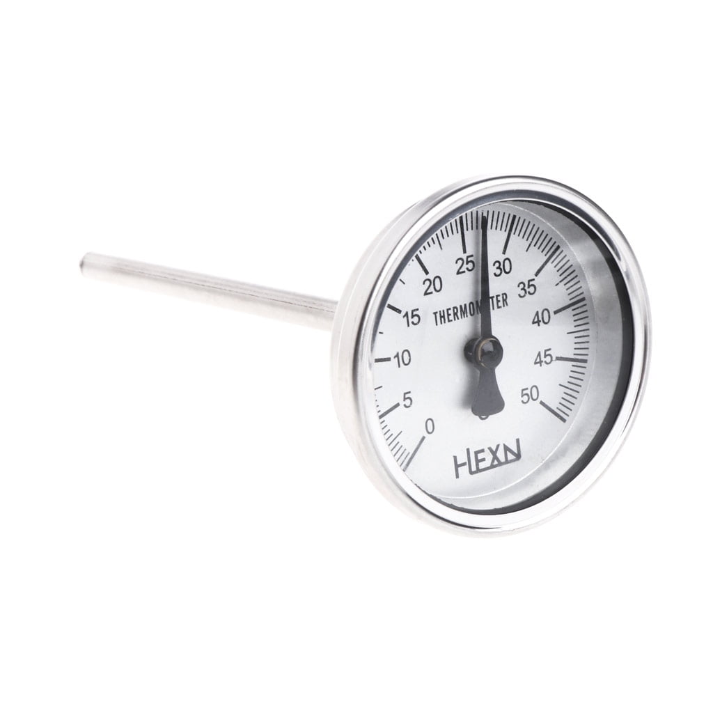 lanema 50/100/150/200/300℃ Bi-metallic Thermometer Metal Temperature ...