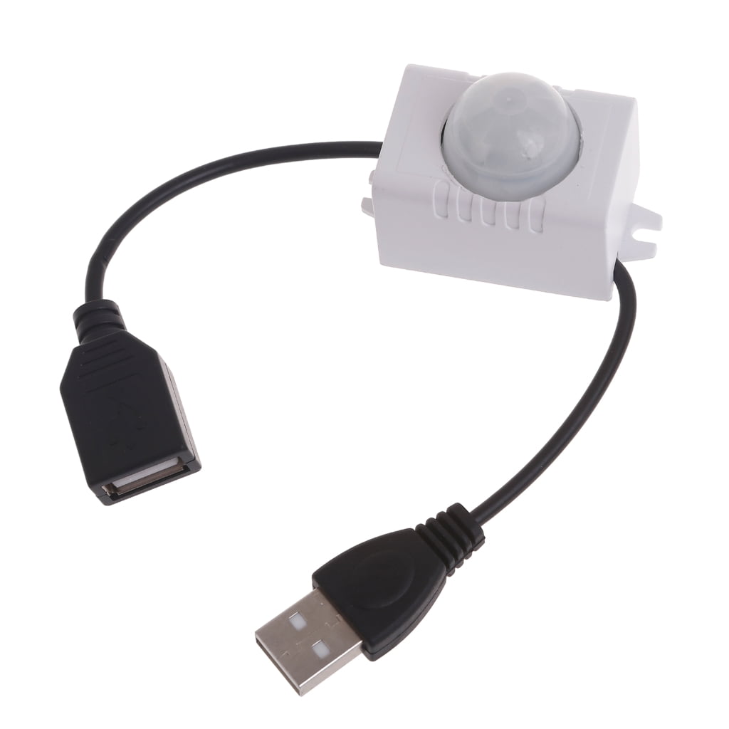lanema 5V 2A PIR Motion Activated Body Sensor Switchs for USB LED Light ...