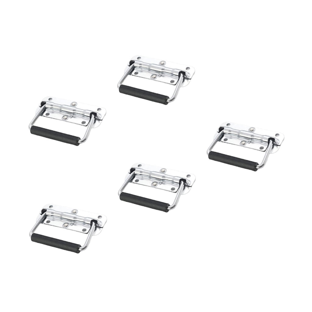 lanema 5pcs Spring Loaded Crate Handles Metal Folding Handles for ...