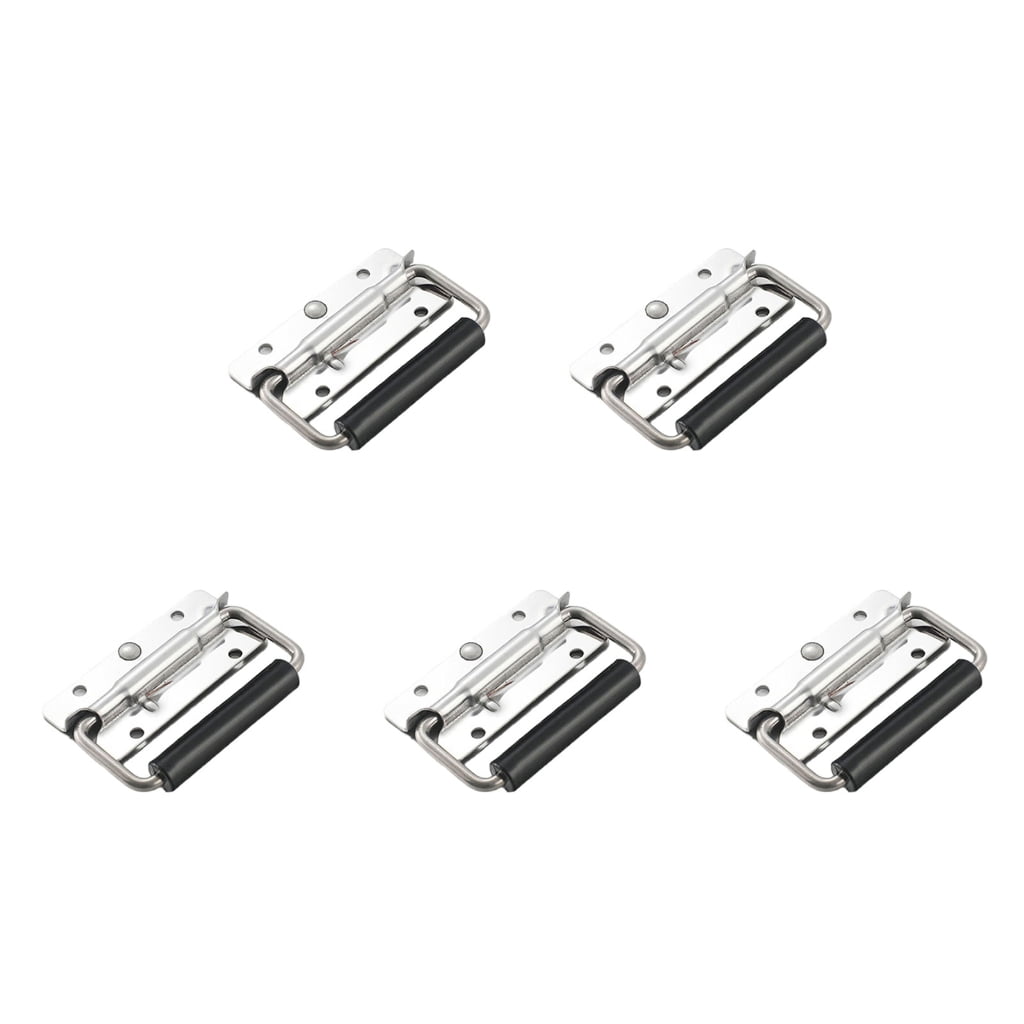 lanema 5pcs Spring Loaded Crate Handles Metal Folding Handles for ...