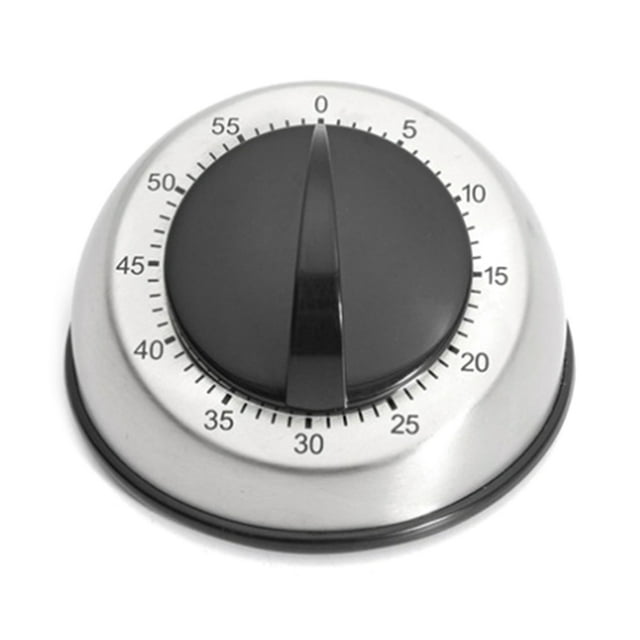 lanema 60 Minutes Stainless Steel Kitchen Timer Mechanical Wind-Up Egg ...