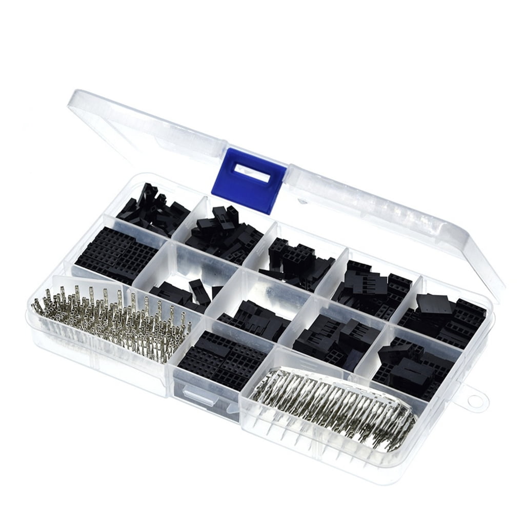 lanema 620Pcs 2.54MM Male/Female Housing Pin Header Crimp Terminals ...