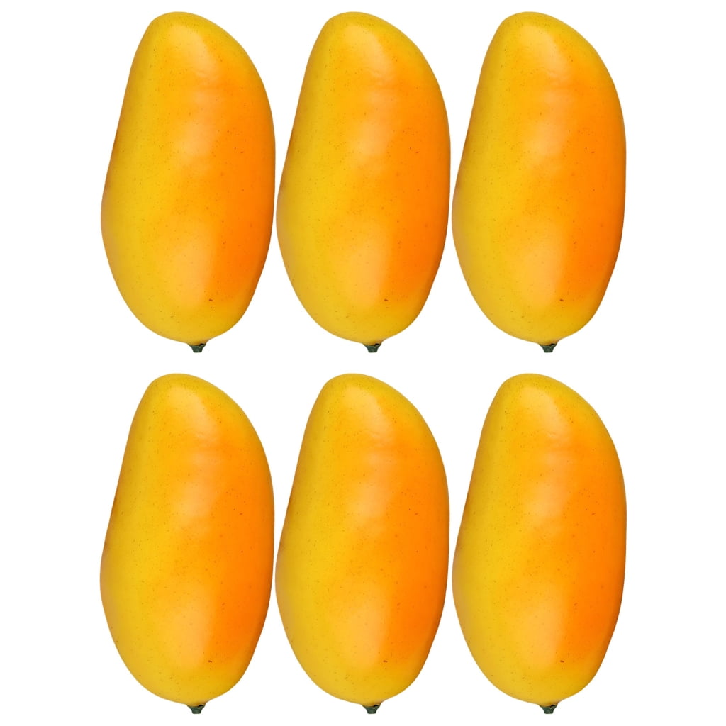 lanema Pack of 6 Artificial Mangos Ornament Set for Kitchen Display and ...