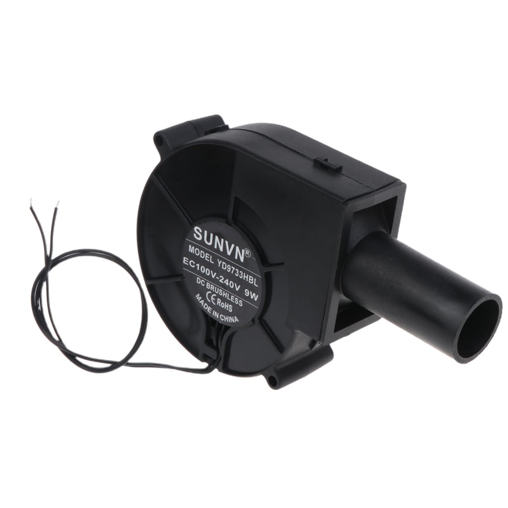 lanema AC 100V-240V Barbecue Fan 12V Air Blower Picnic Grill Wood Stove ...