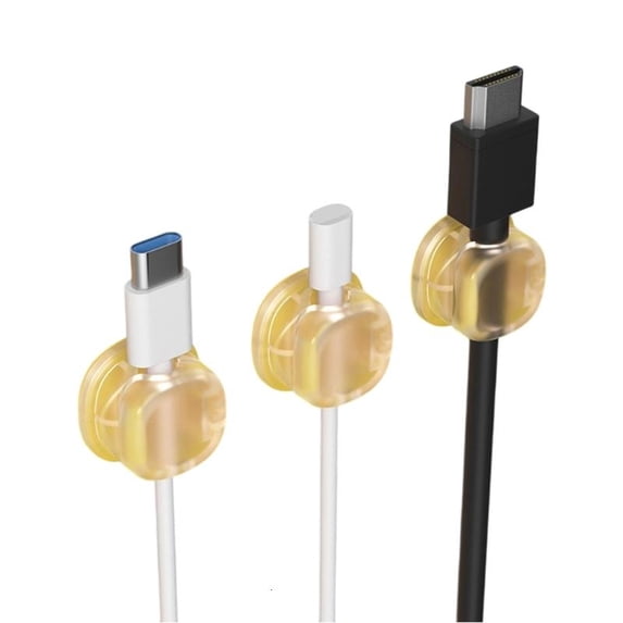 lanema Adjustable Angle Adhesive Cable Clips 3Pcs Secure Cord ...