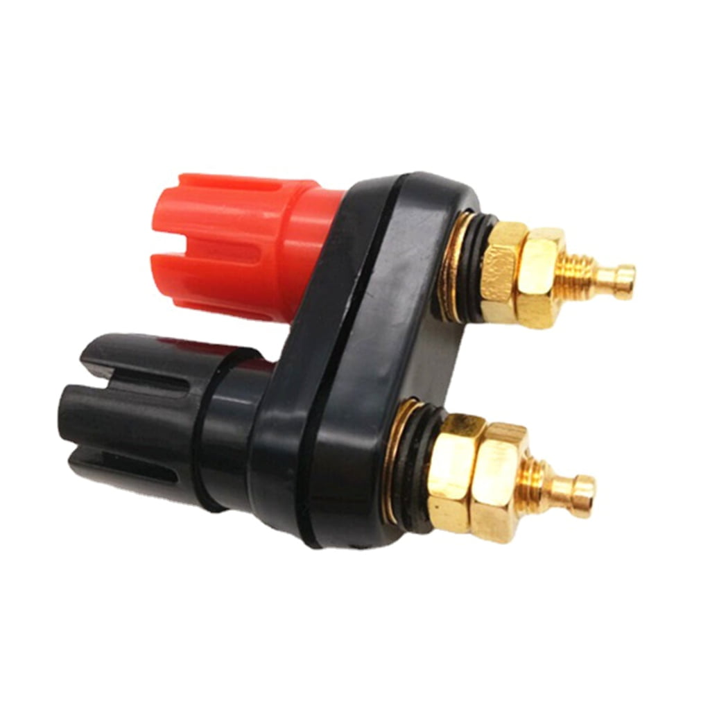 lanema Banana Plug Couple Terminals Red Black Connector Amplifier ...