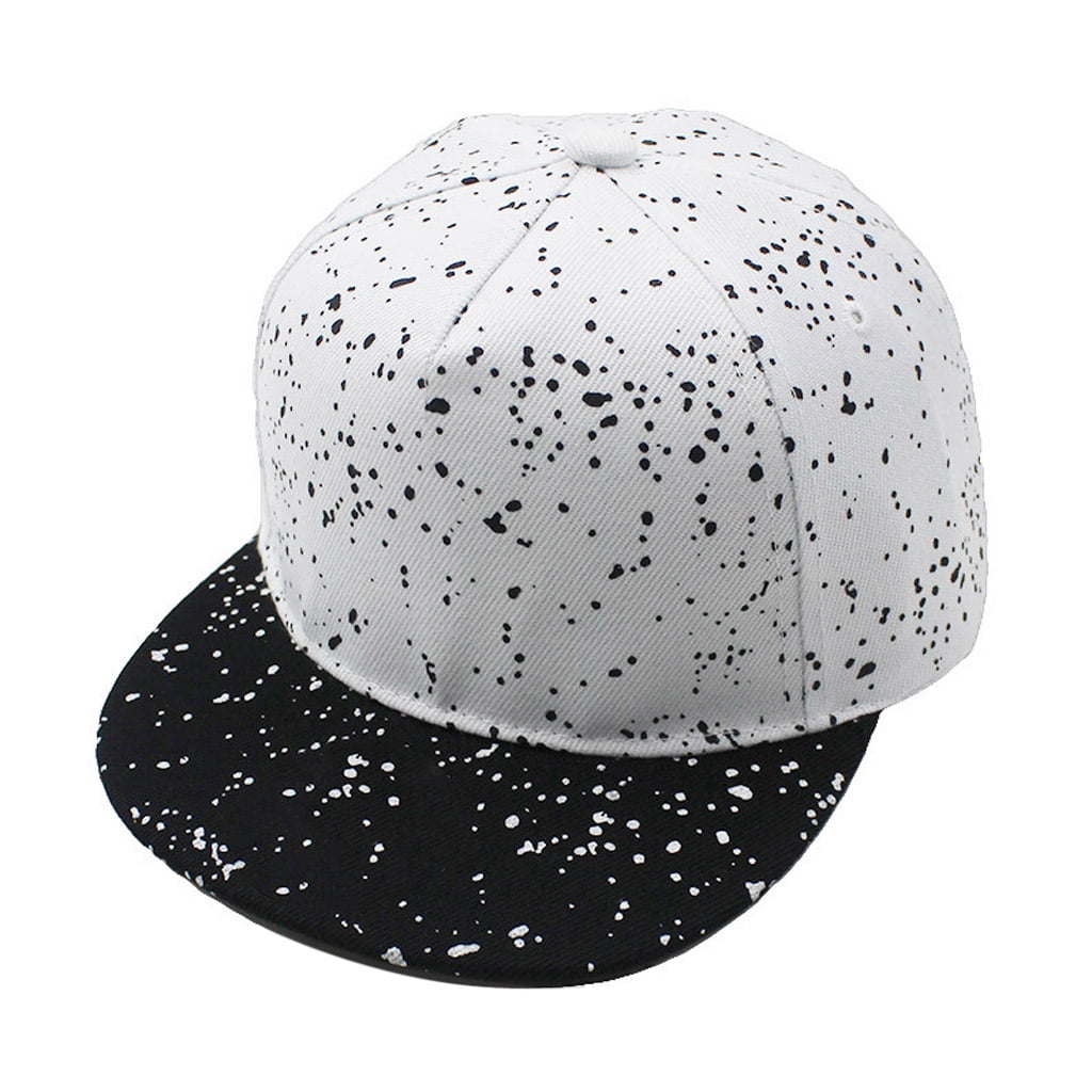 lanema Baseball Cap Children Low Profile Graffiti Dots Print Flat Brim ...