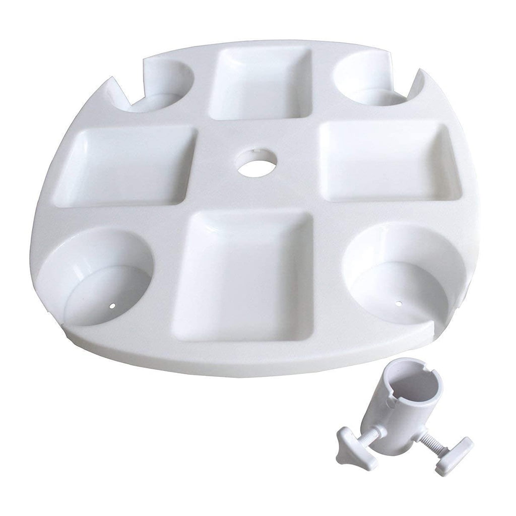 lanema Beach Umbrella Table Tray for Beach Patio Garden Swimming Pool ...
