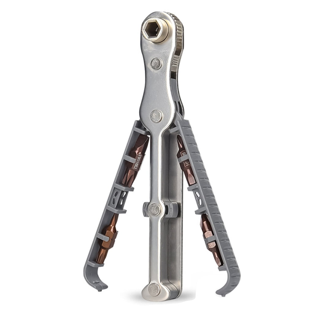 lanema Bidirectional Ratchet Screwdriver Set 90 Degree Offset ...