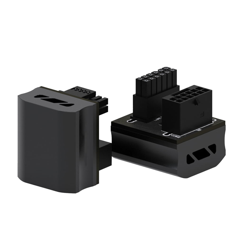 lanema Black 16 Pin Graphics Card Power Adapter 12+4Pin Male To Female ...