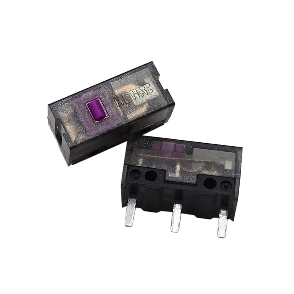 lanema Black Dustproof Mouse Micro Switch 3Pin Silver Contactor 100M ...