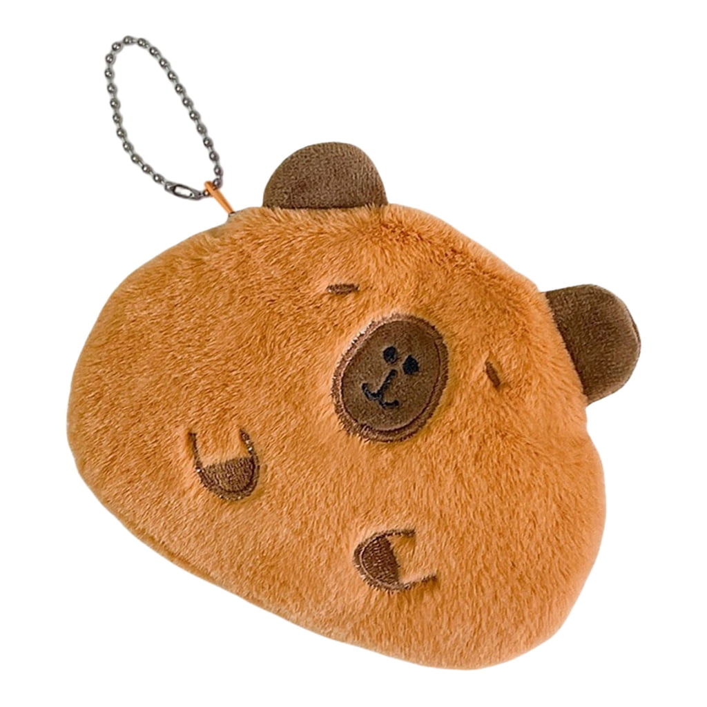 lanema Capybara Plush Coin Holder Cartoon and Practical Change Pocket ...