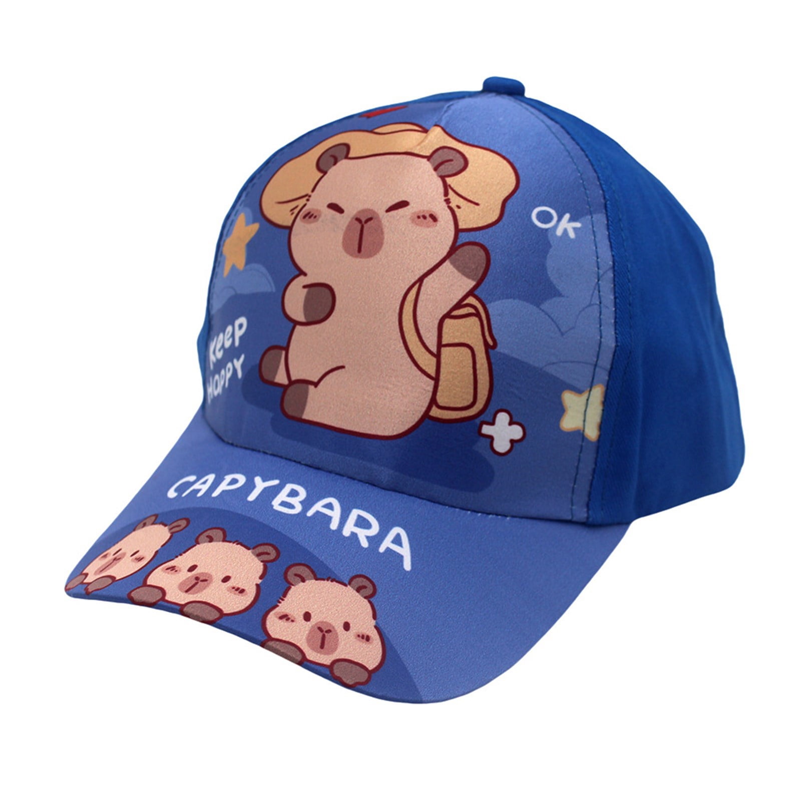 lanema Capybara Print Baseball Hat Personality Fashion Hat Outdoor ...