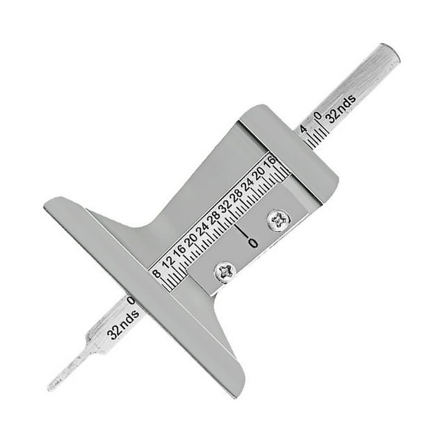 lanema Car Wheel Tire Depth Gauge 0-25mm Tyre Tread Depthometer Depth ...