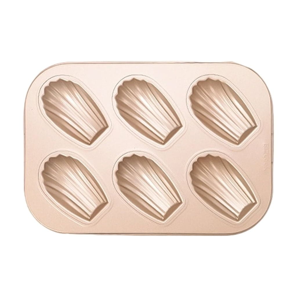 lanema Carbon Steel Baking Pan 6/12 Cavity Shell Shape Madeleine Mold ...