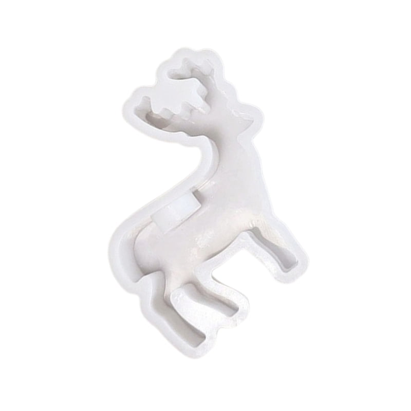 lanema Christmas Reindeer Silicone Molds Moose Shape Silicone ...