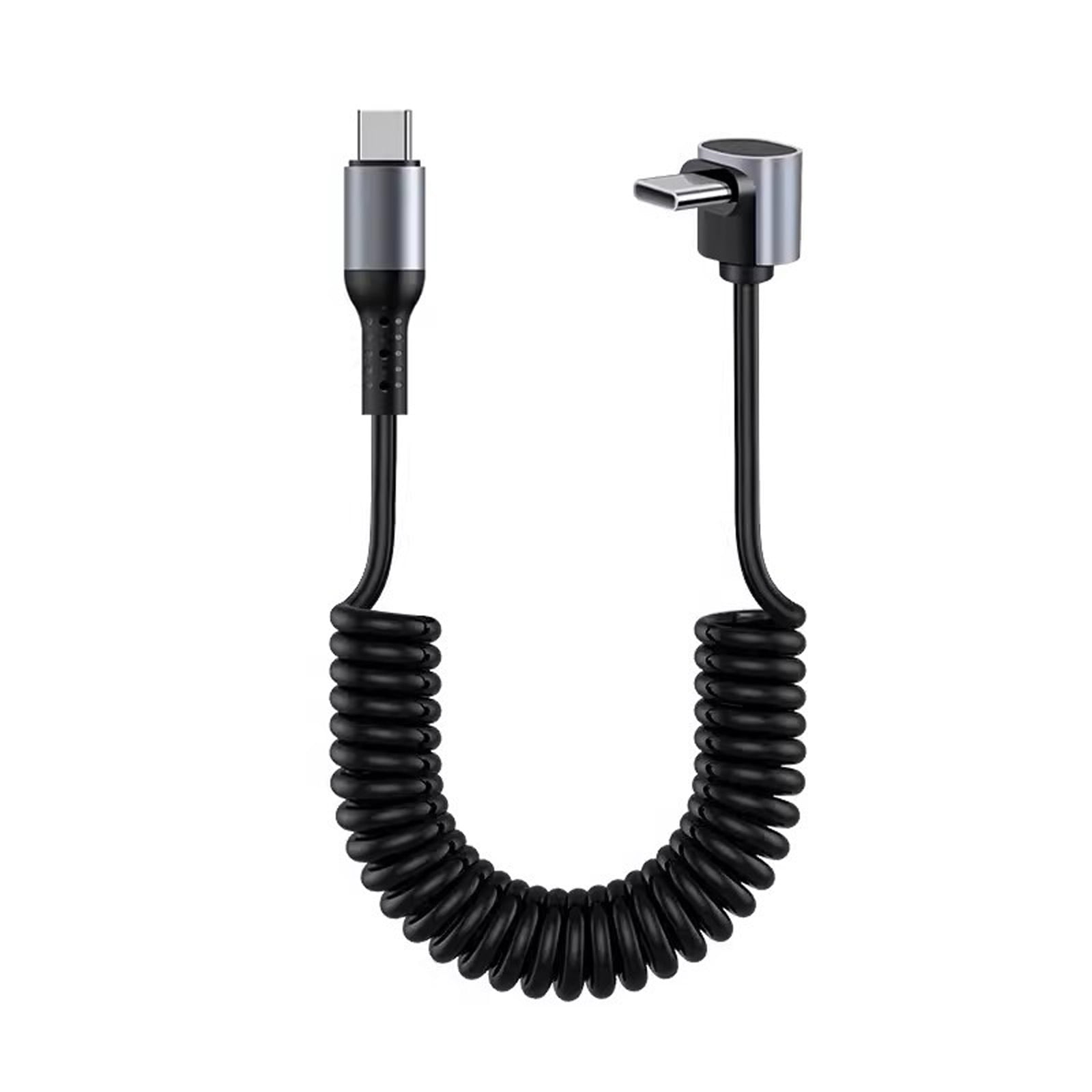 lanema Coiled USB Type C Cable Efficient Data Transmission Extendable ...