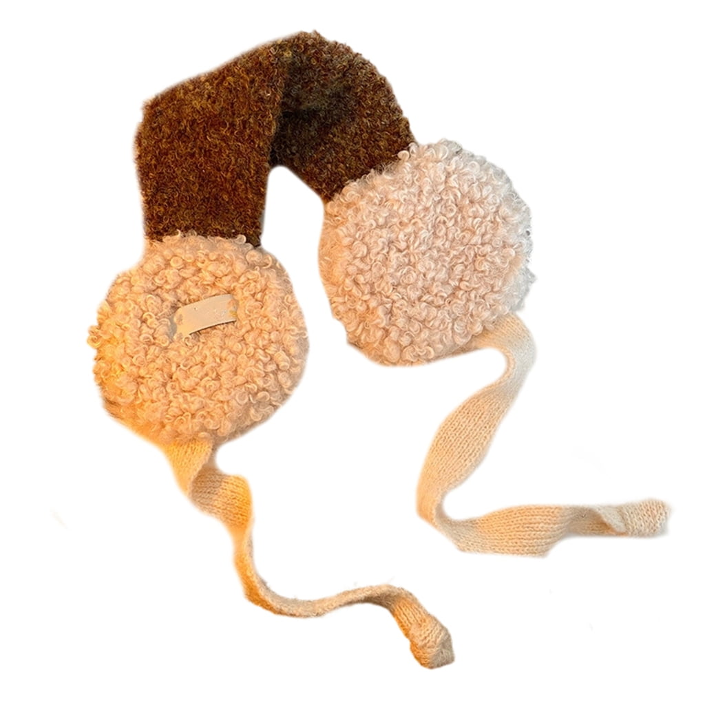 lanema Color Block Ear Muffs Warm and Foldable Winter Essential Ear ...